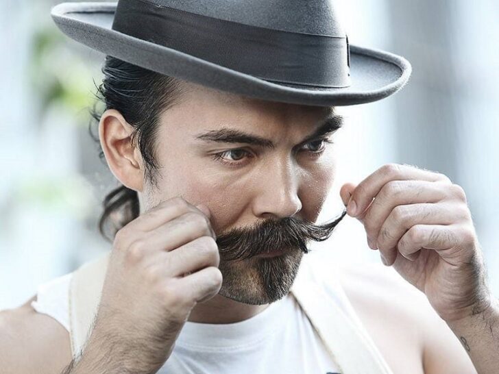 20 Awesome Short Beard Styles With A Long Mustache